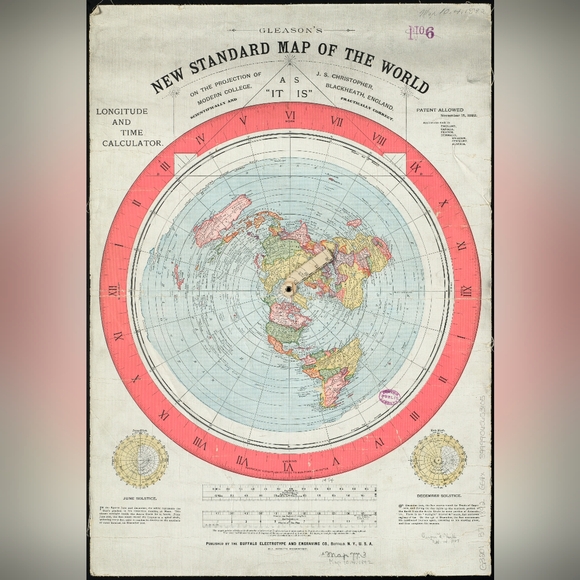 Vintage | Art | Vintage Gleason World Map Print | Poshmark
